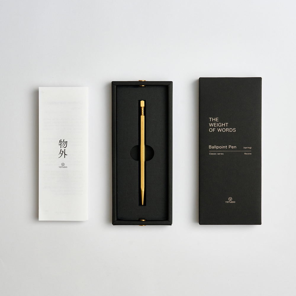 Classic Revolve-Ballpoint Pen (Spring)-Brass – YSTUDIO