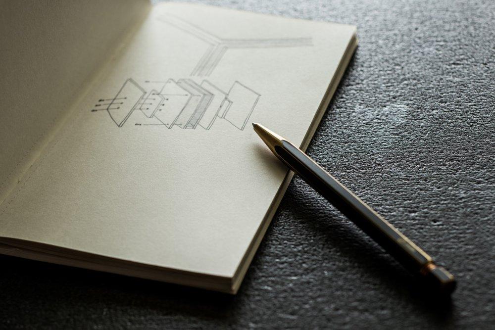 Classic Revolve-Ballpoint Pen (Spring)/Black - YSTUDIO