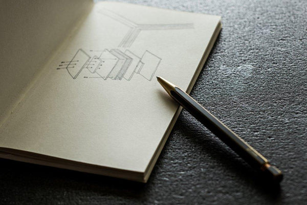 Classic Revolve-Ballpoint Pen (Spring)/Black - YSTUDIO